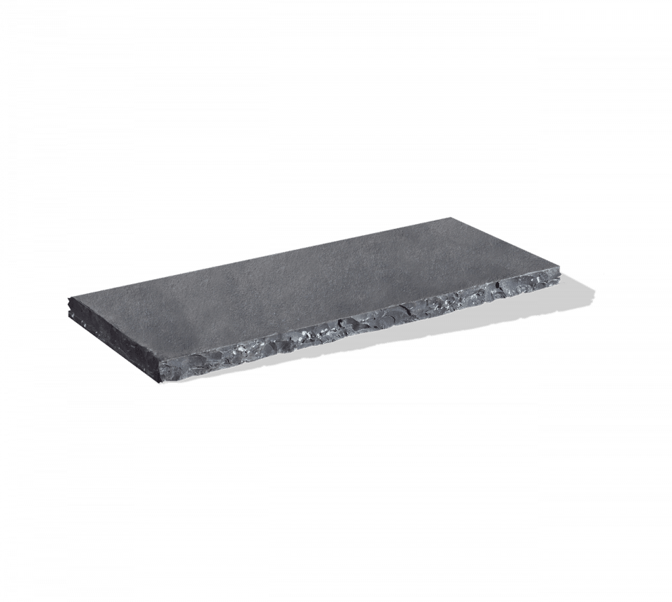 Black River Limestone 4′ Rockface Coping | Rockface Coping