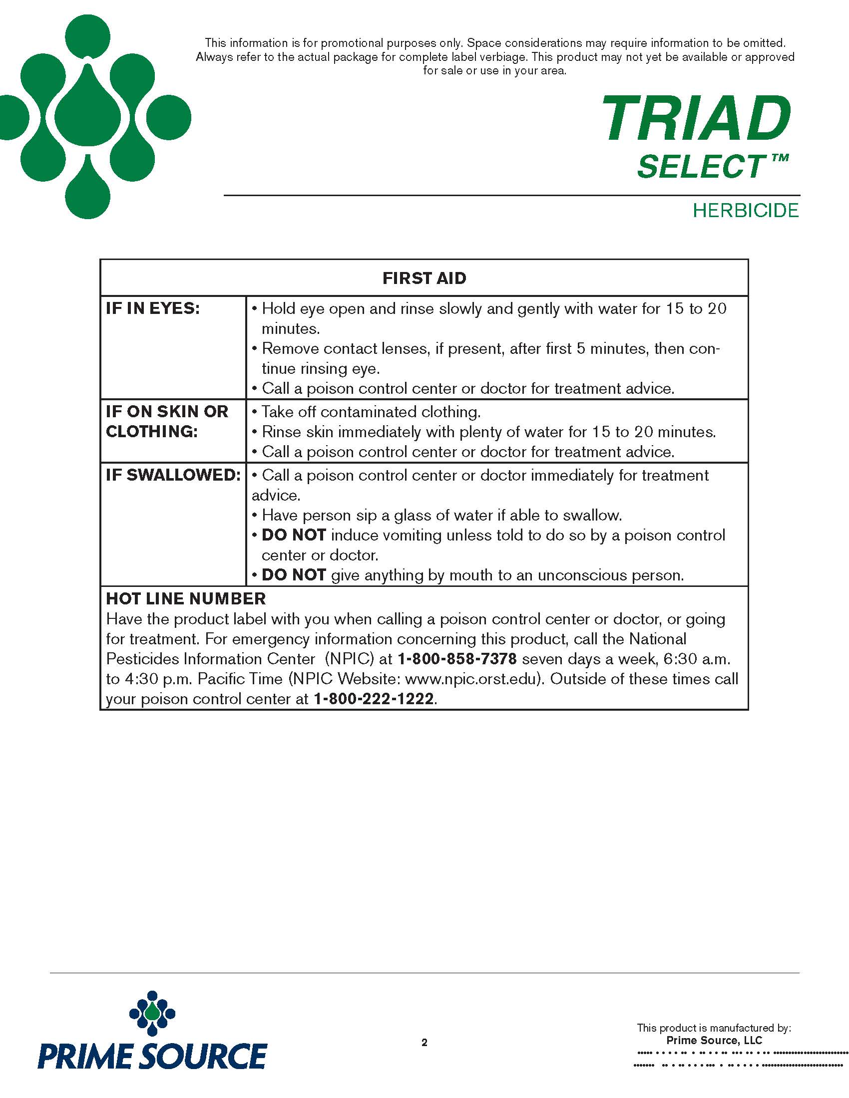 Triad Select Herbicide Broadleaf Weed Control | Landscape Material ...